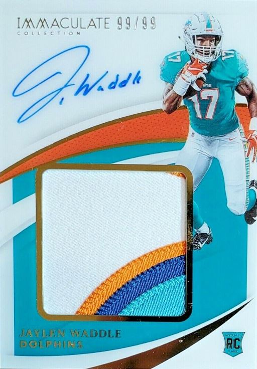 The Best Jaylen Waddle Rookie Cards To Collect - Sports Card Specialist